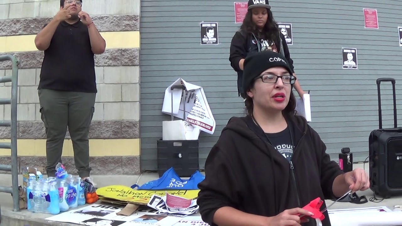 SDPD Murder protest - YouTube