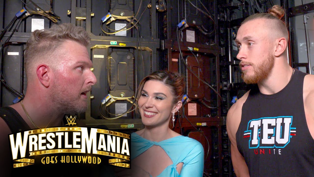 Pat McAfee & George Kittle ROAST Miz: WrestleMania 39 Exclusive - YouTube