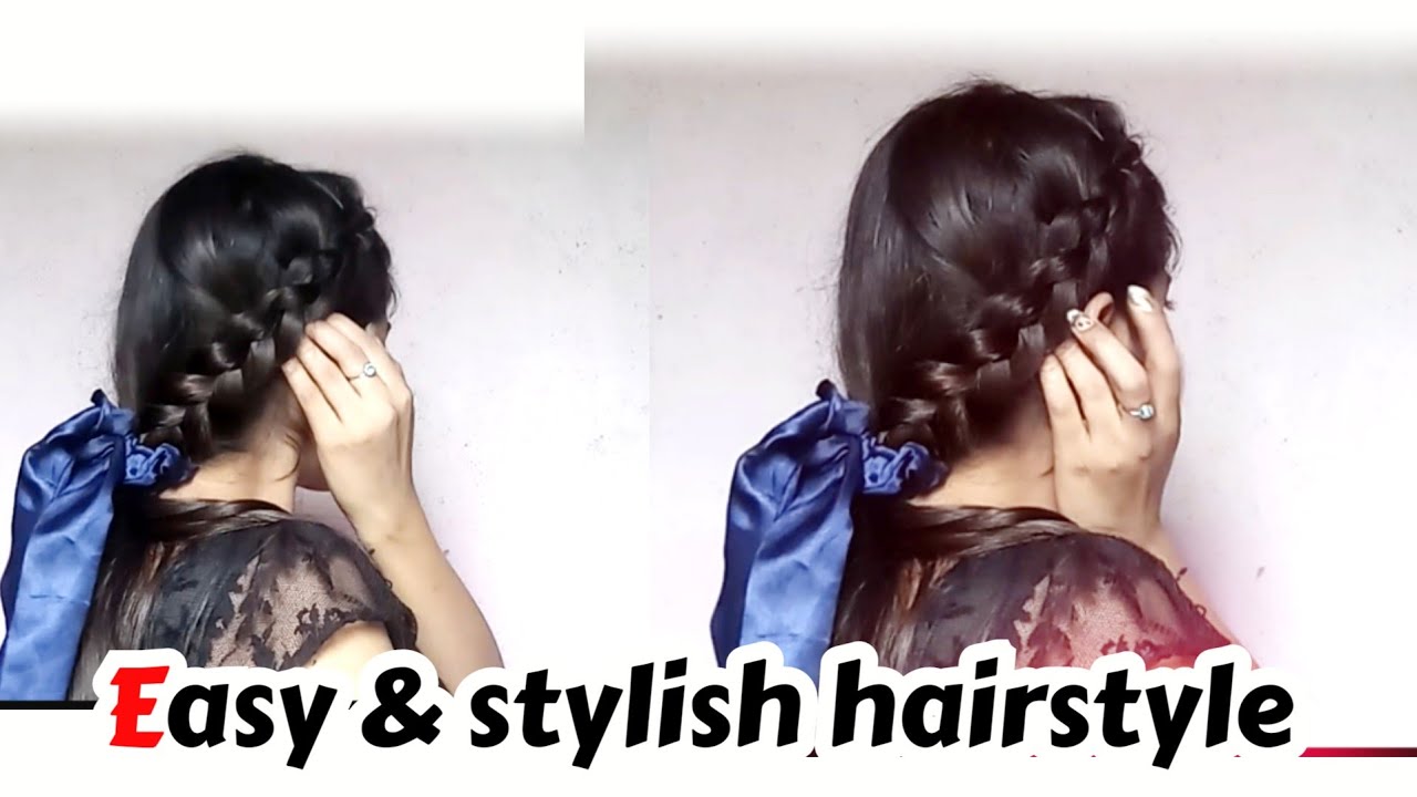 Cute and easy hairstyle for everyday / easy hair tutorial / hairstyle ...