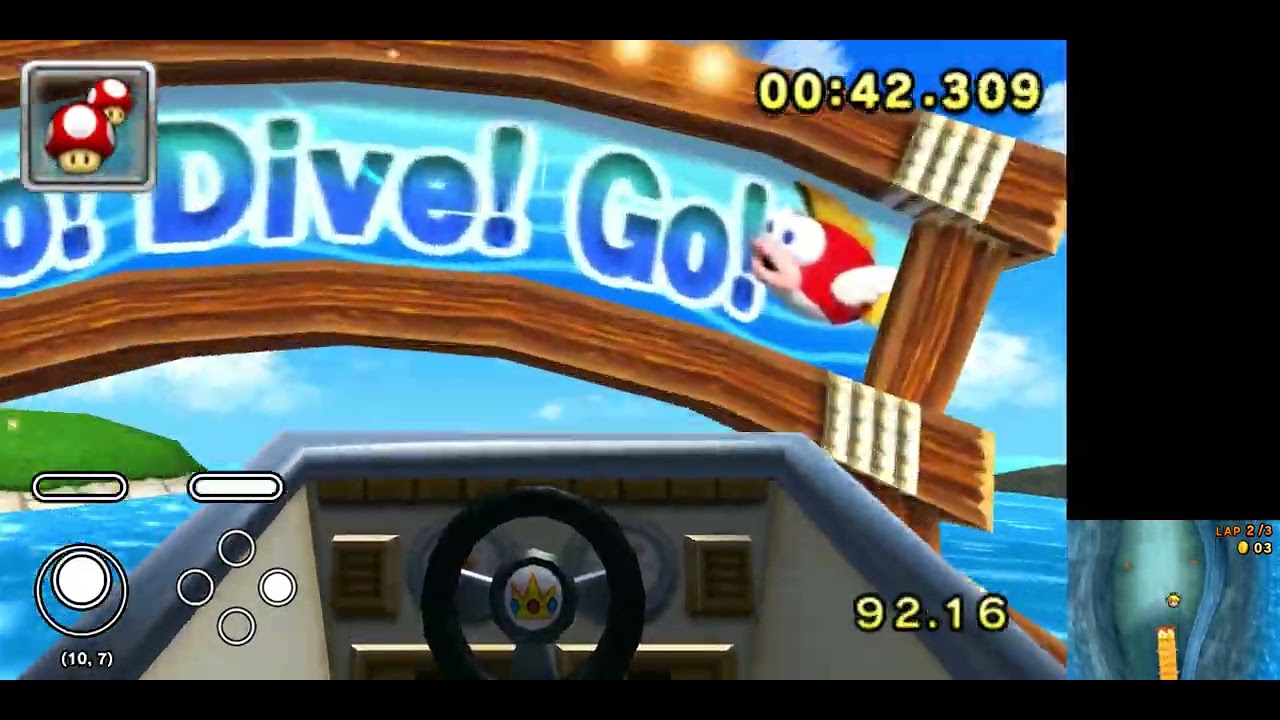 Mario Kart 7 - Cheep Cheep Lagoon / Cheep Cheep Cape - Expert Staff ...