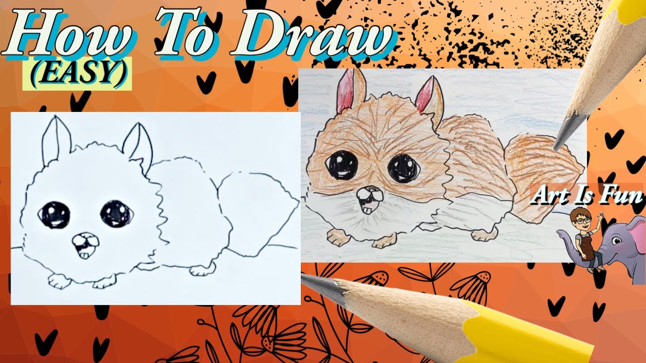 😇 Fluffy Fox | Drawing for Beginners | Fun Drawing Tutorials - YouTube