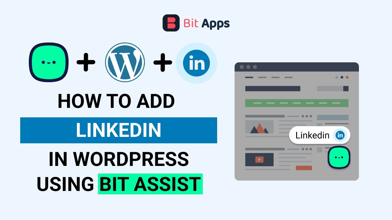 How To Add LinkedIn Chat Button On Your WordPress Website Using Bit ...