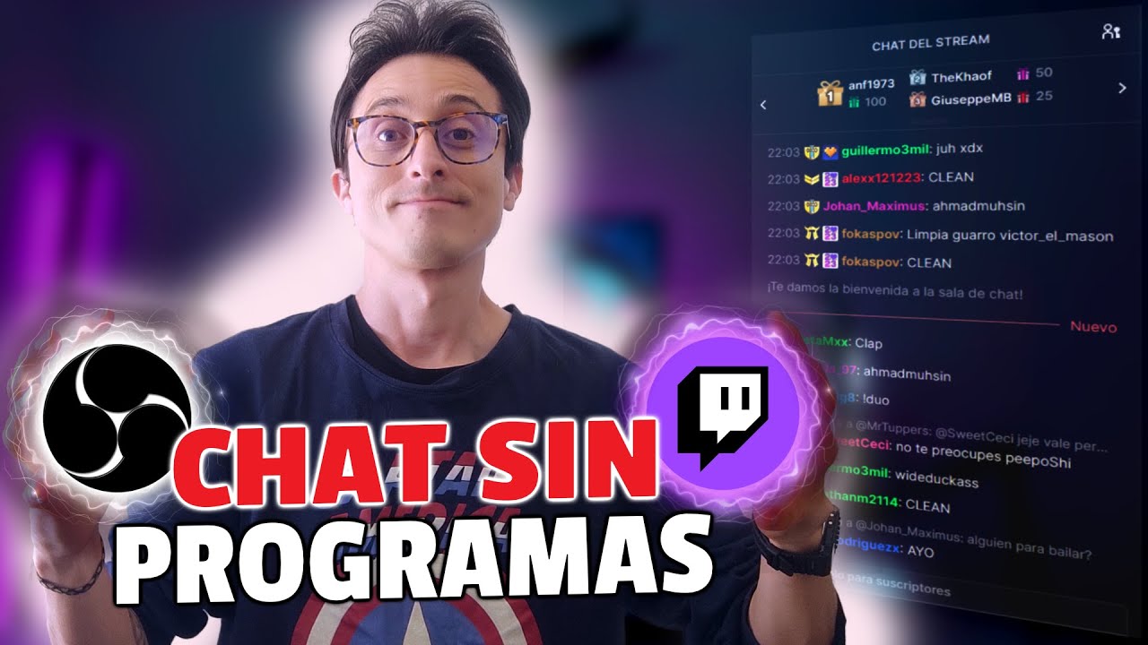 Coloca el chat de Twitch en OBS SIN usar programas | Pongo de ejemplo ...