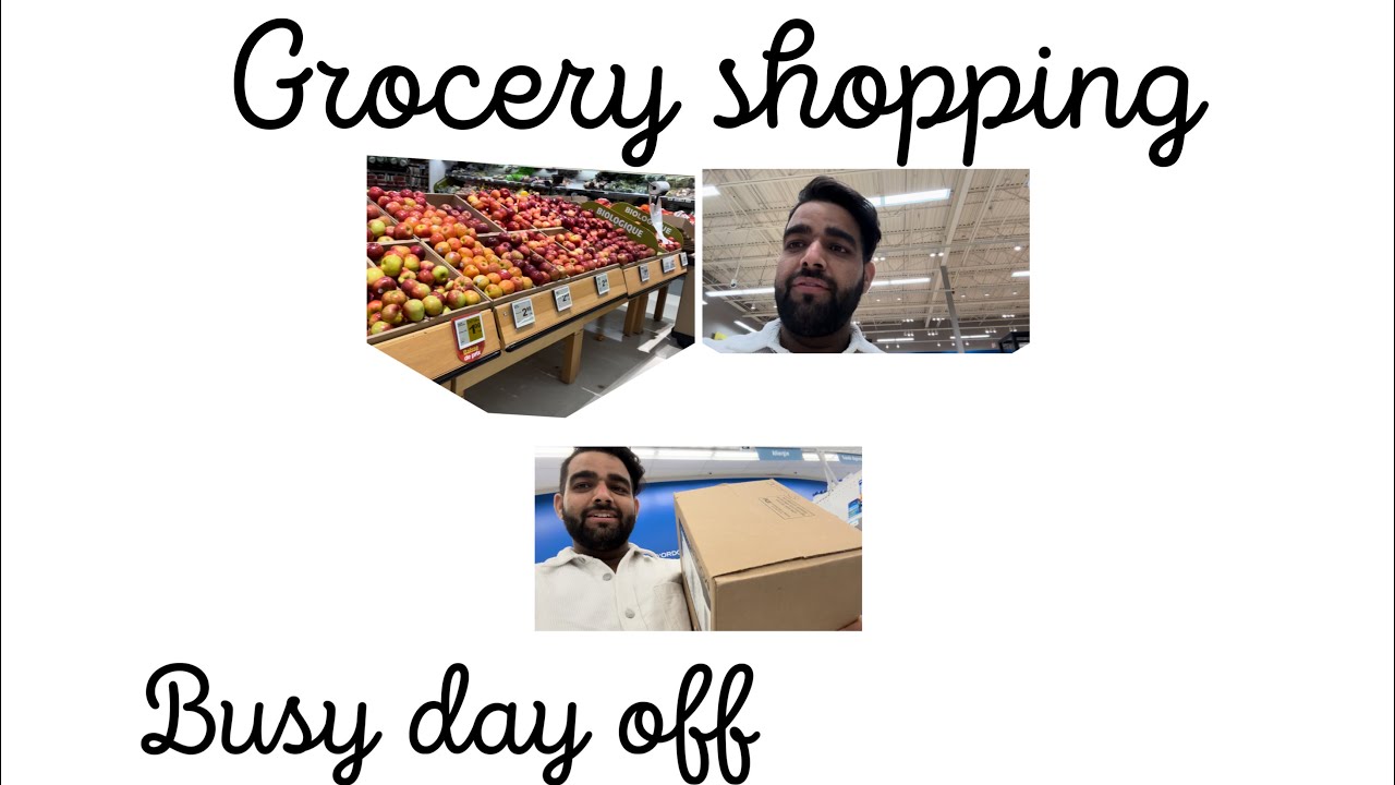 A busy day off || grocery shopping in Canada || busy day || - YouTube