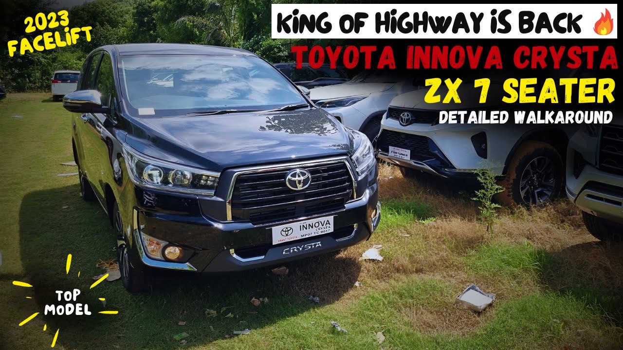 Toyota Innova Crysta ZX 2023 25.5 lakh | walkaround & Real life Review ...