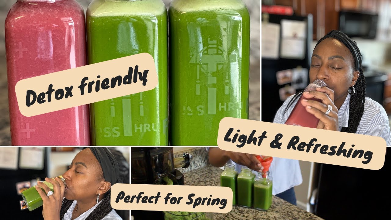 2 Spring Juice Recipes, Detox Friendly & Delicious + Mint & Lime ...