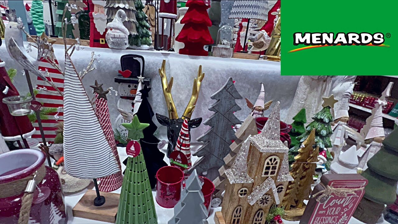 Menards Christmas Decorations ☃️🎄Shop with me - YouTube