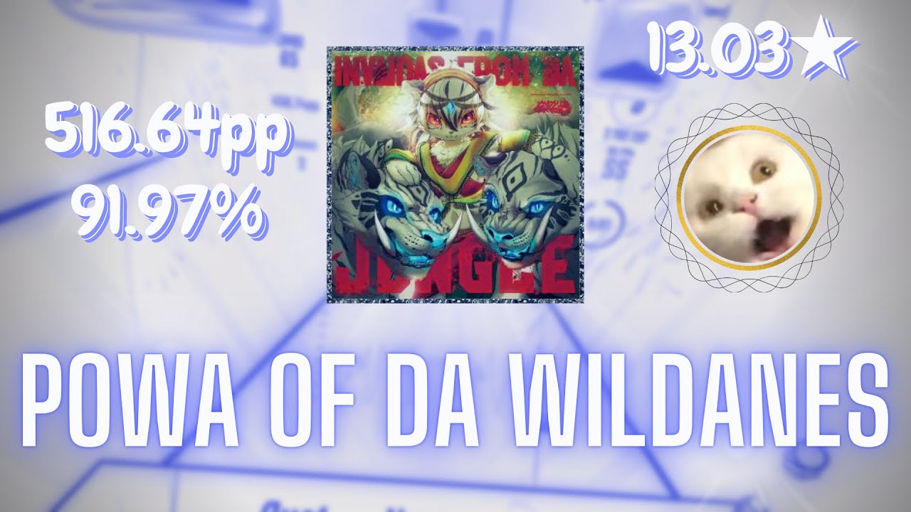 500PP! | POWA OF DA WILDANES | 91.97% Expert+ | 516.64pp, 13.03★ - YouTube