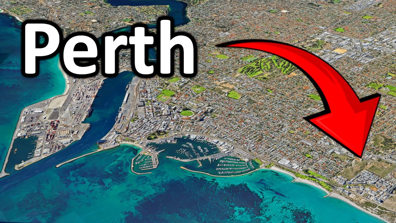 Exploring Perth Australia from Above with Google Earth - YouTube