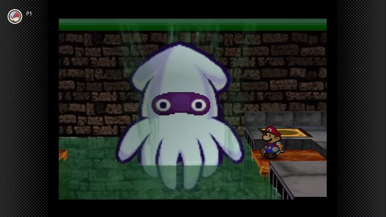 Paper Mario boss #23: Super Blooper & Blooper Babies - YouTube