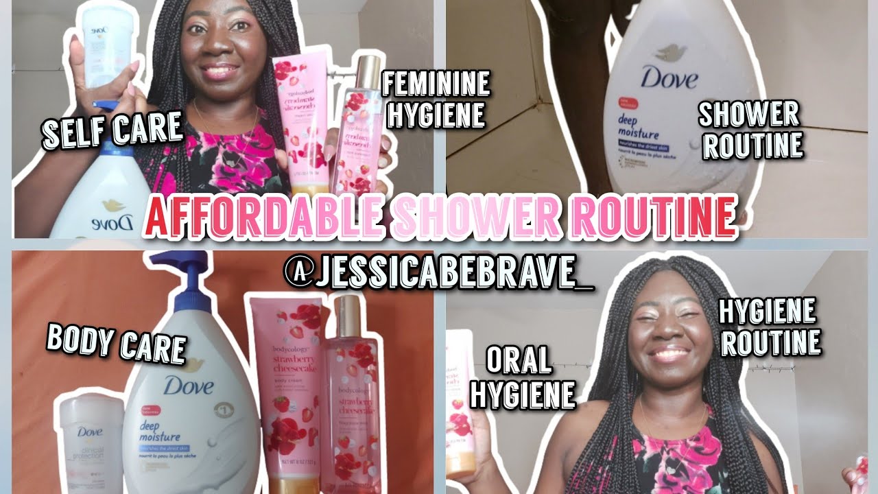 MY AFFORDABLE SHOWER ROUTINE + ORAL HYGIENE TIPS (Self Care, Body Care ...