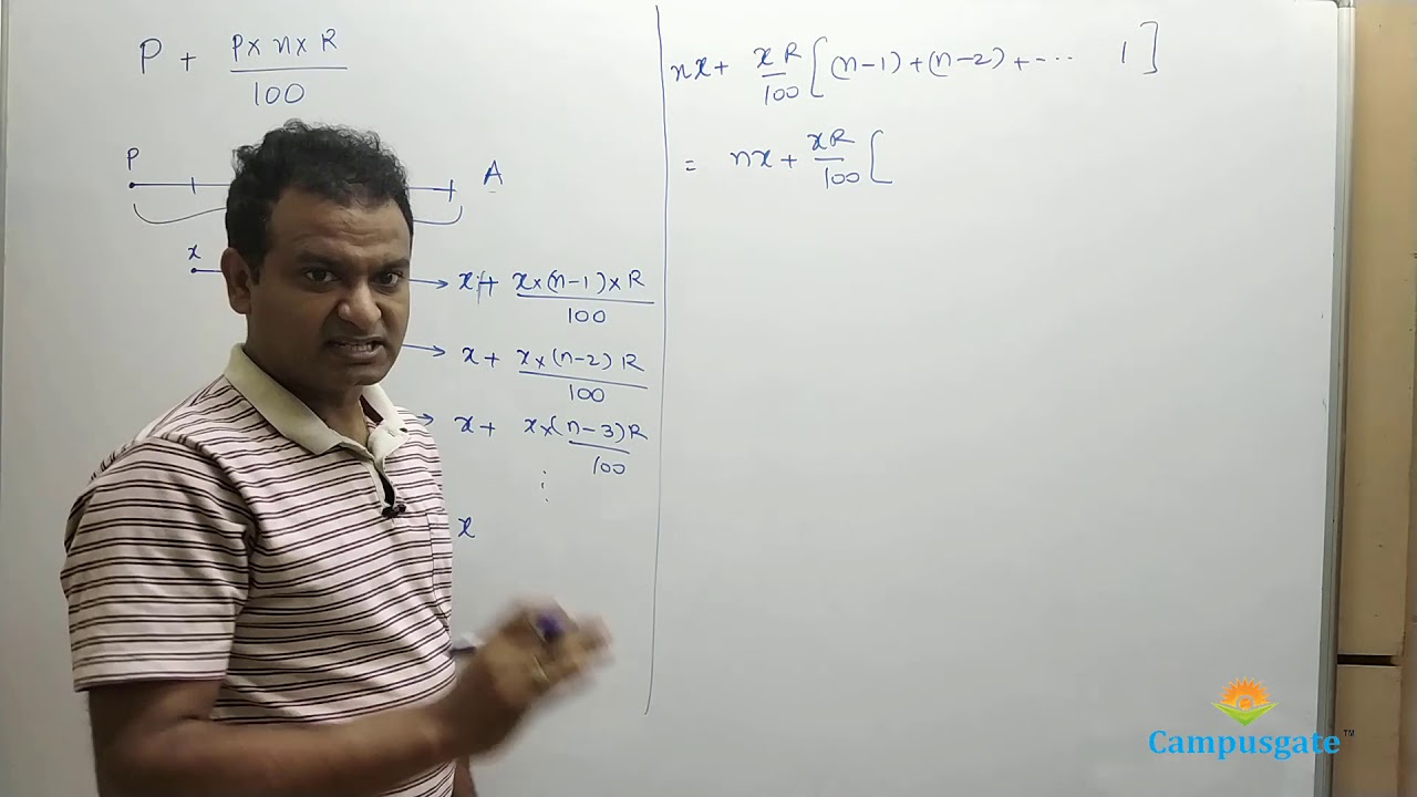 Simple Interest Installment concept and Formula derivation - YouTube