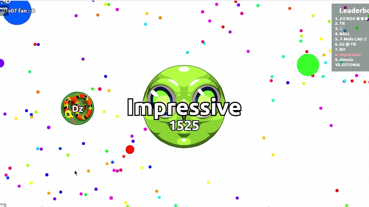 Agar.io Eating Cells Montage #1 By Impressive - YouTube