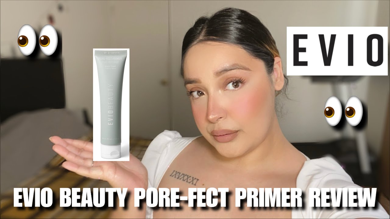 EVIO BEAUTY PORE-FECT PRIMER REVIEW/DEMO | JESSICA CABALLERO - YouTube