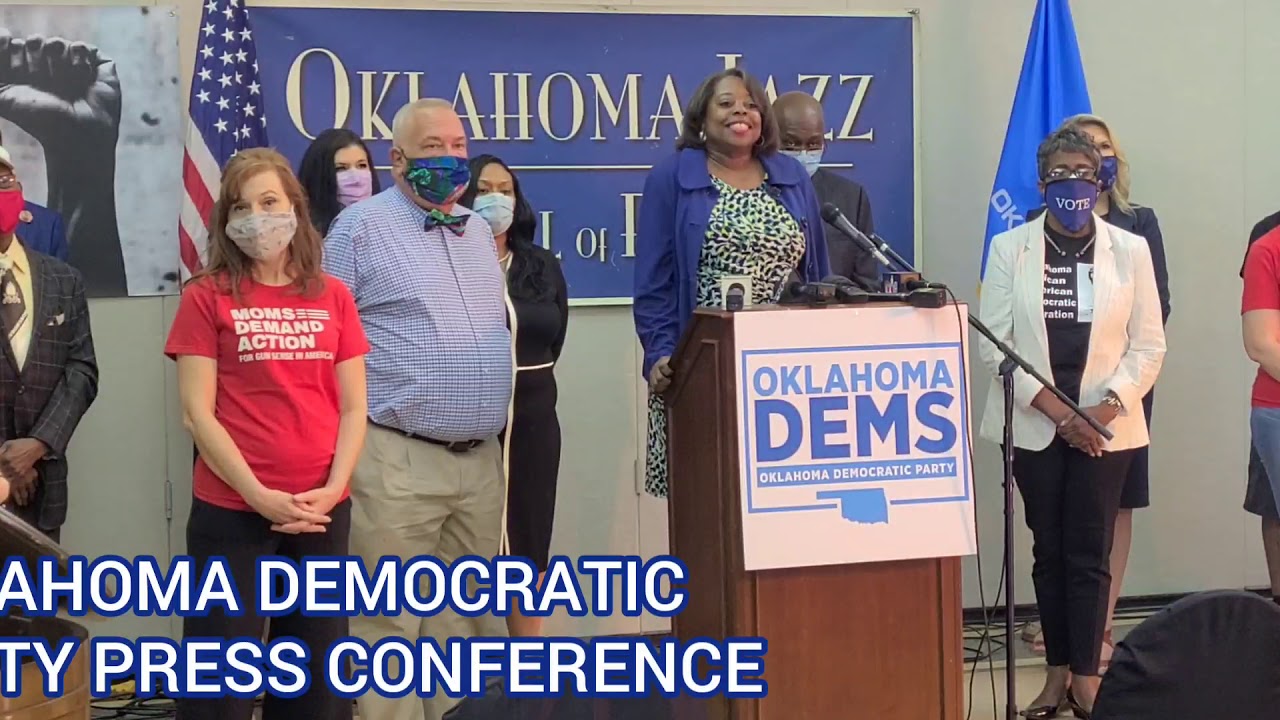 Oklahoms Democratic Party Press Conference - YouTube