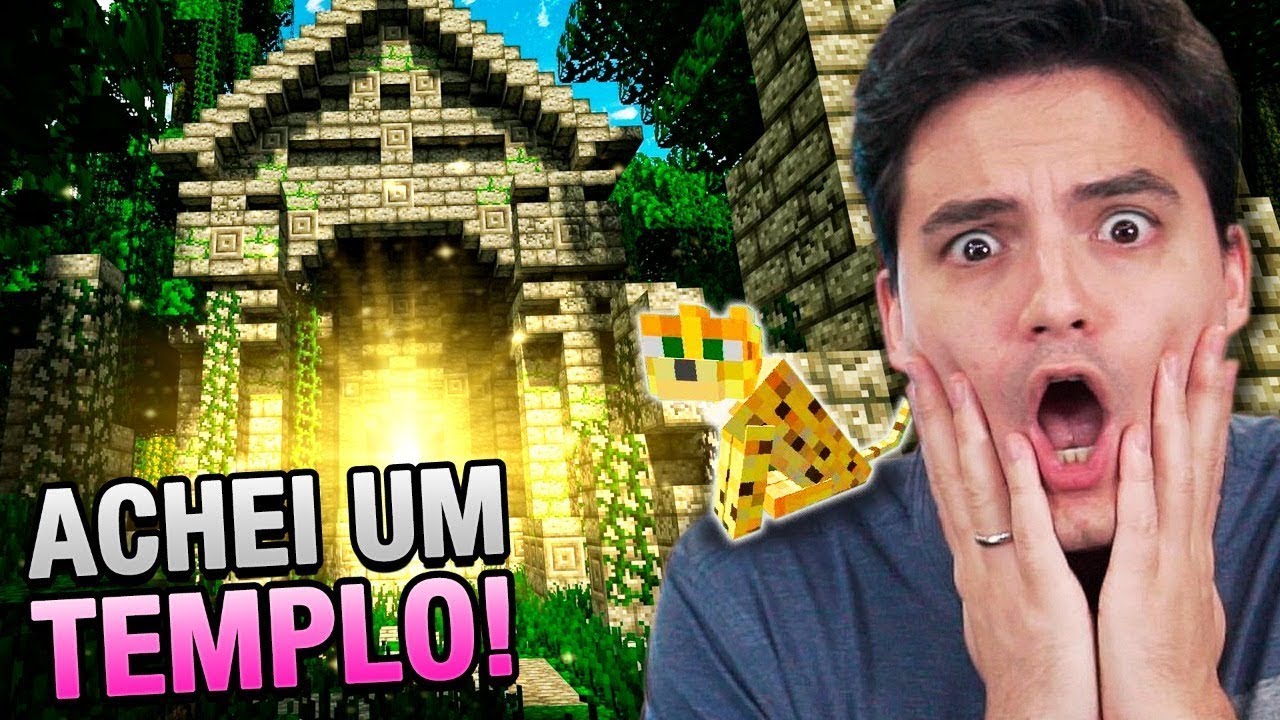 Felipe Neto no templo e animais novos *minecraft* - YouTube