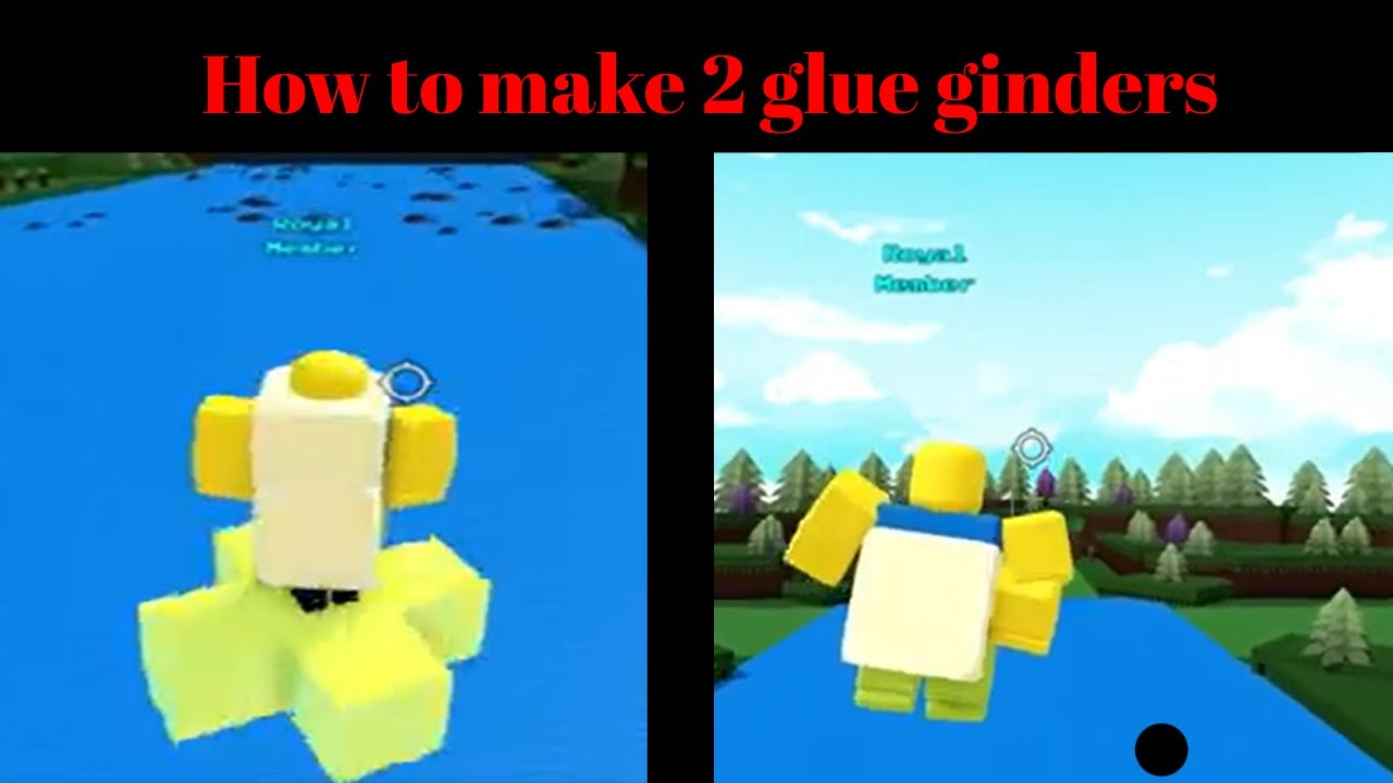 How to make 2 glue grinders in BABFT - YouTube