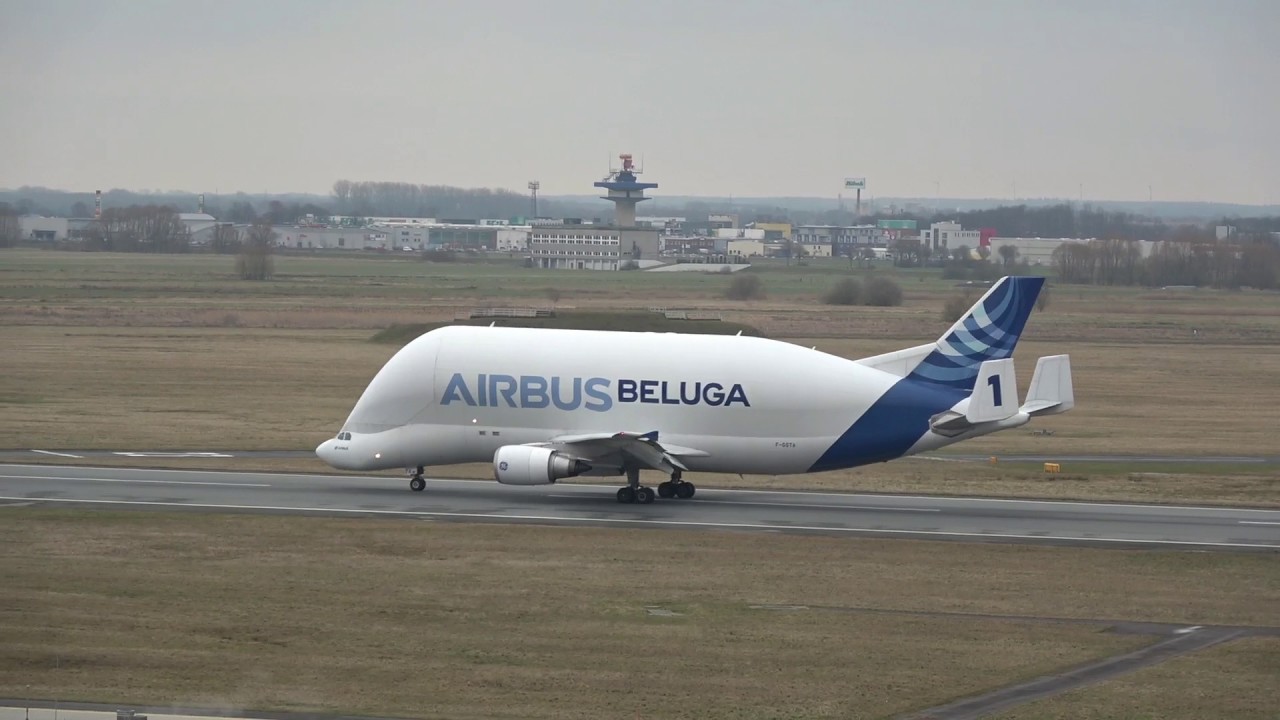 #6 Airbus A3ST Beluga Arrival Bremen RWY 09 - YouTube