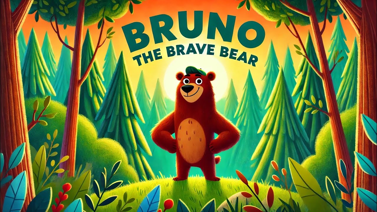 :🐻 Bruno the Brave Bear – A Heartwarming Story of Courage & Friendship ...