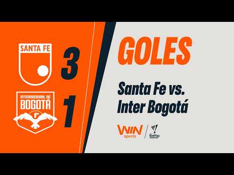 Santa Fe vs. Internacional de Bogotá (goles) | Liga BetPlay Dimayor 2026-1 | Fecha 19