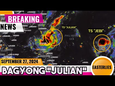 BAGYONG "JULIAN" LATEST UPDATE - YouTube