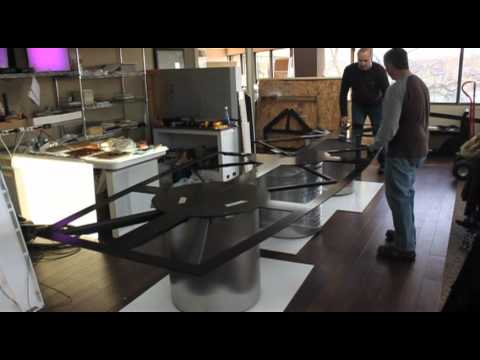 Custom Backlit Onyx Table, A Piece of Art by GPI Design - YouTube