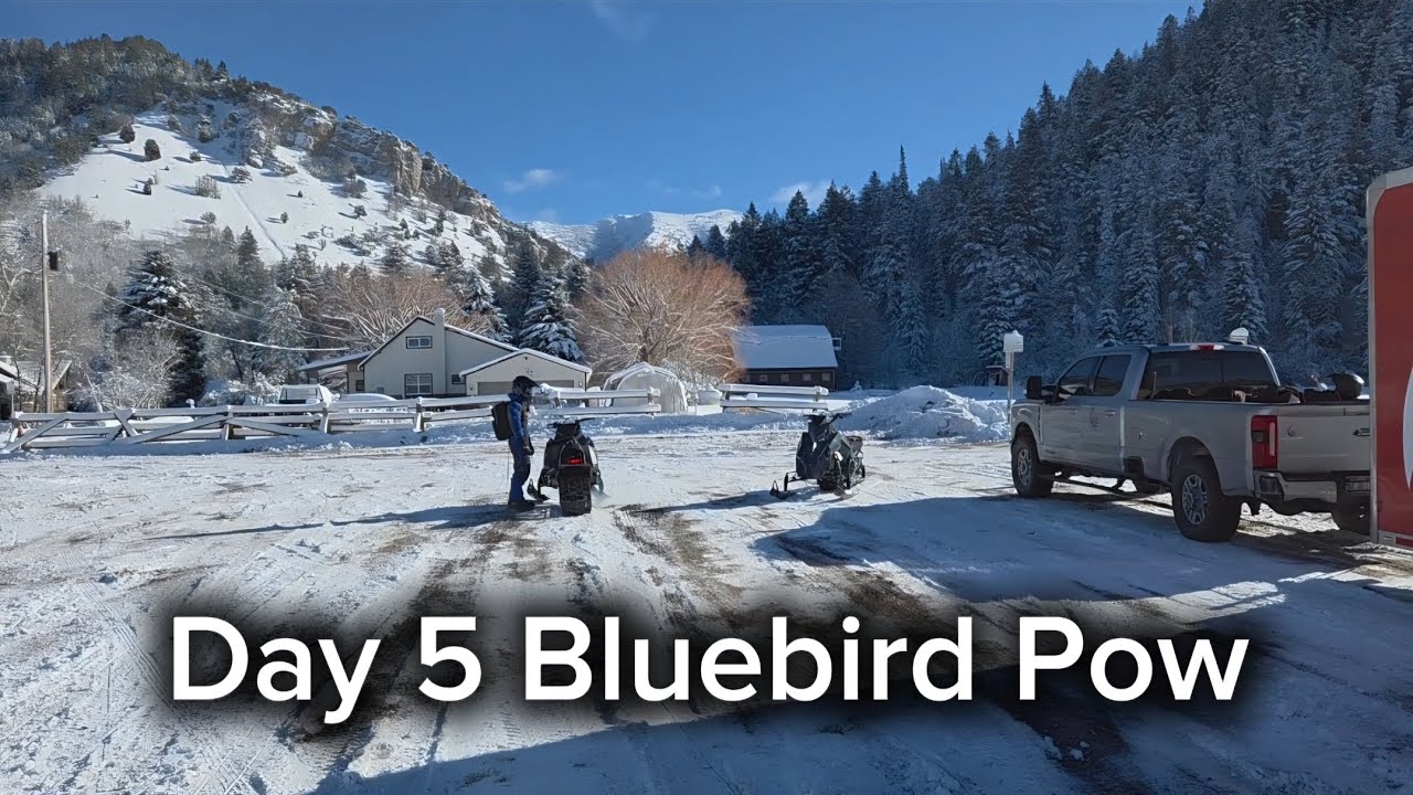 Dec 28 deep pow and bluebird skies - YouTube