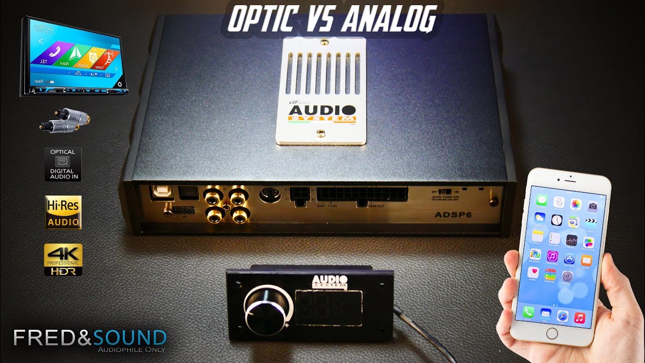 OPTICAL DIGITAL VS ANALOG! AUDIOSYSTEM ADSP6 VS CLARION NX706-E STEG ...