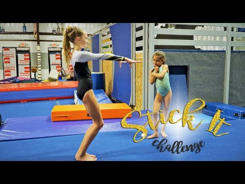 Gymnastics Stick It Challenge| Kaia SGG