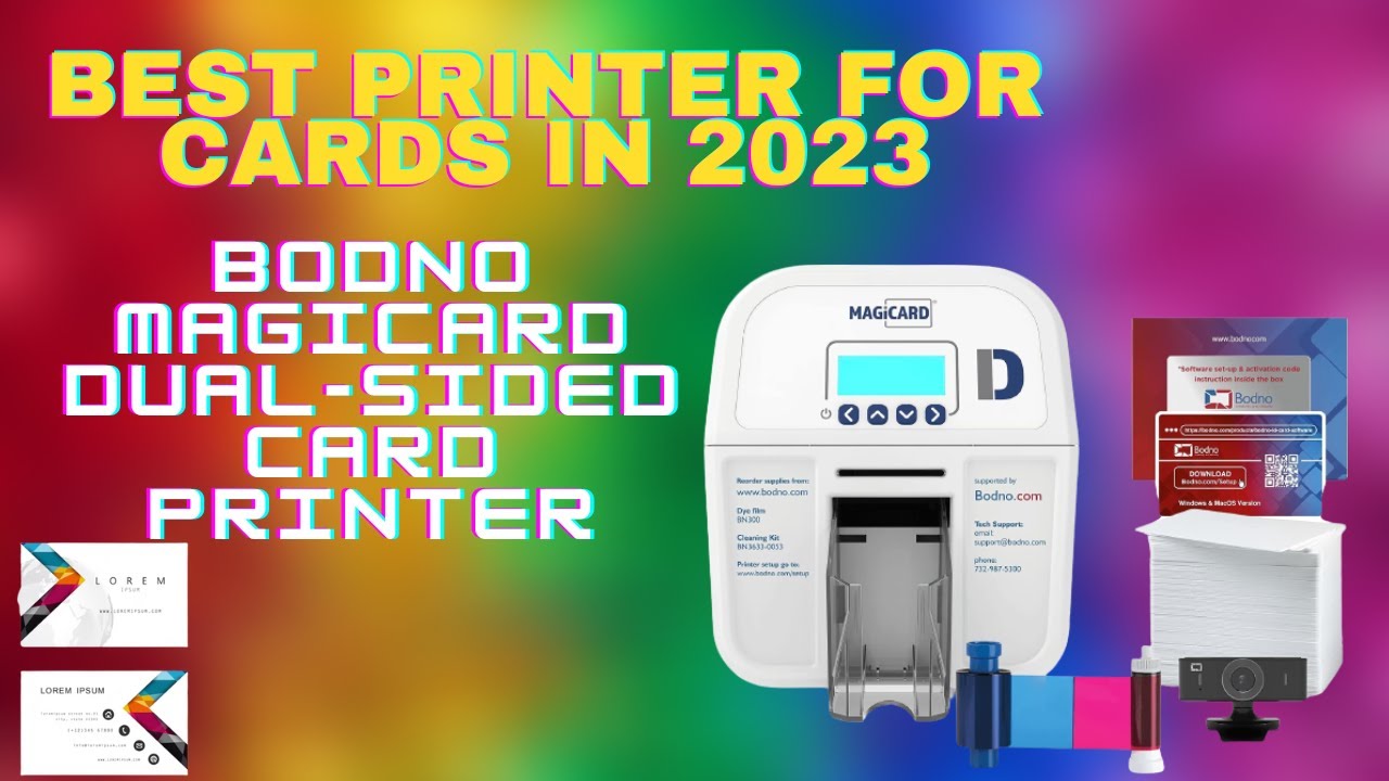 Bodno Magicard Dual-Sided Card Printer | 2023 Review - YouTube