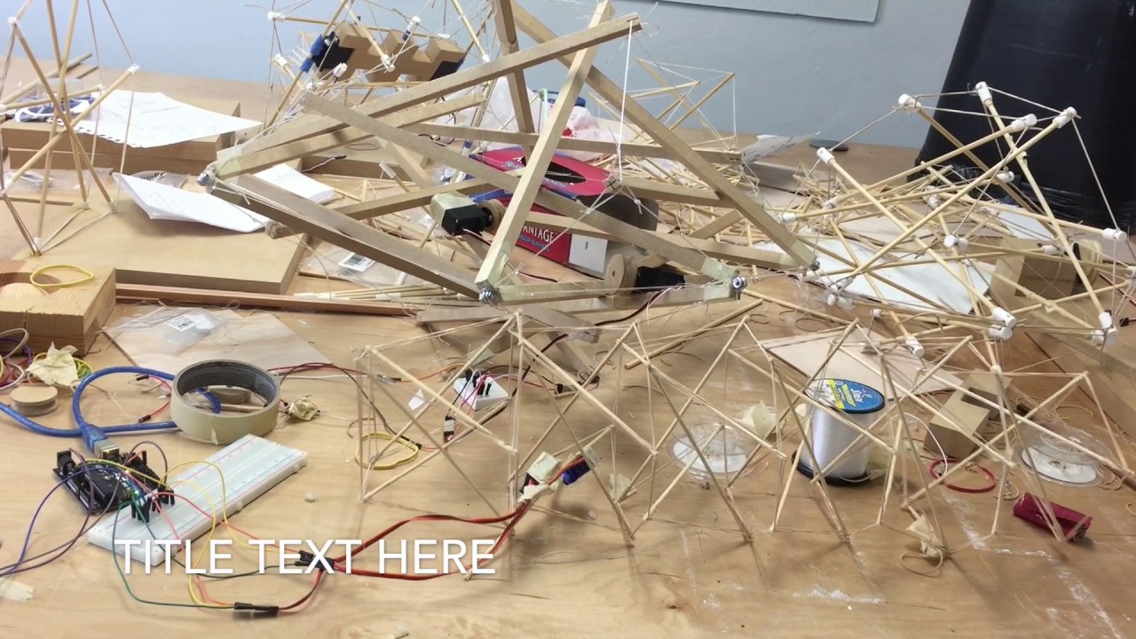 NASA Research Studio - Motorized Tensegrity - YouTube