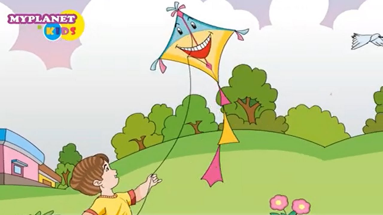 Kite | Kids Song | English Rhymes | children Video - YouTube
