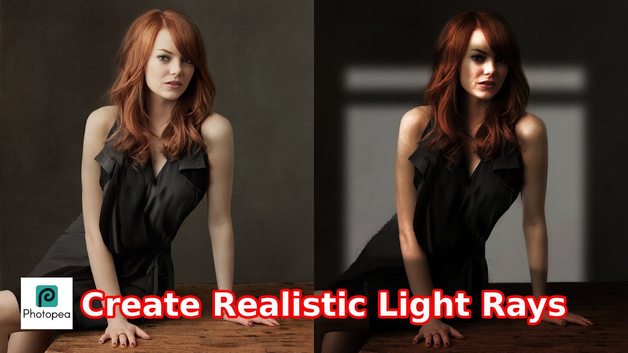 How To Create Realistic Light Rays In Photopea YouTube How To Create Realistic Light Rays In Photopea YouTube