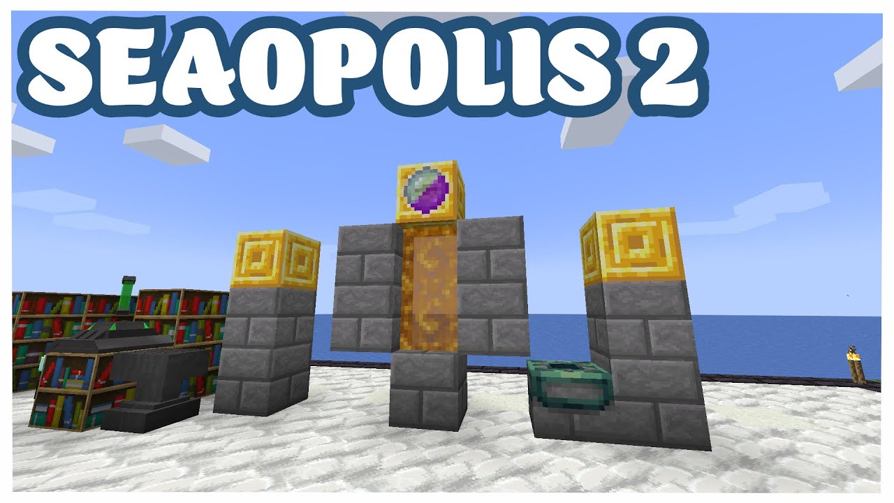 Minecraft Seaopolis 2 | UPGRADES AND DIMENSIONS #11 - YouTube