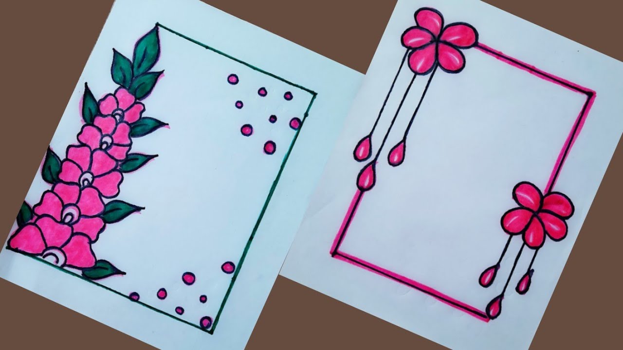 EASY PROJECT DESIGNS/PROJECT WORK DESIGNS/BEAUTIFUL BORDER DESIGNS/CUTE ...