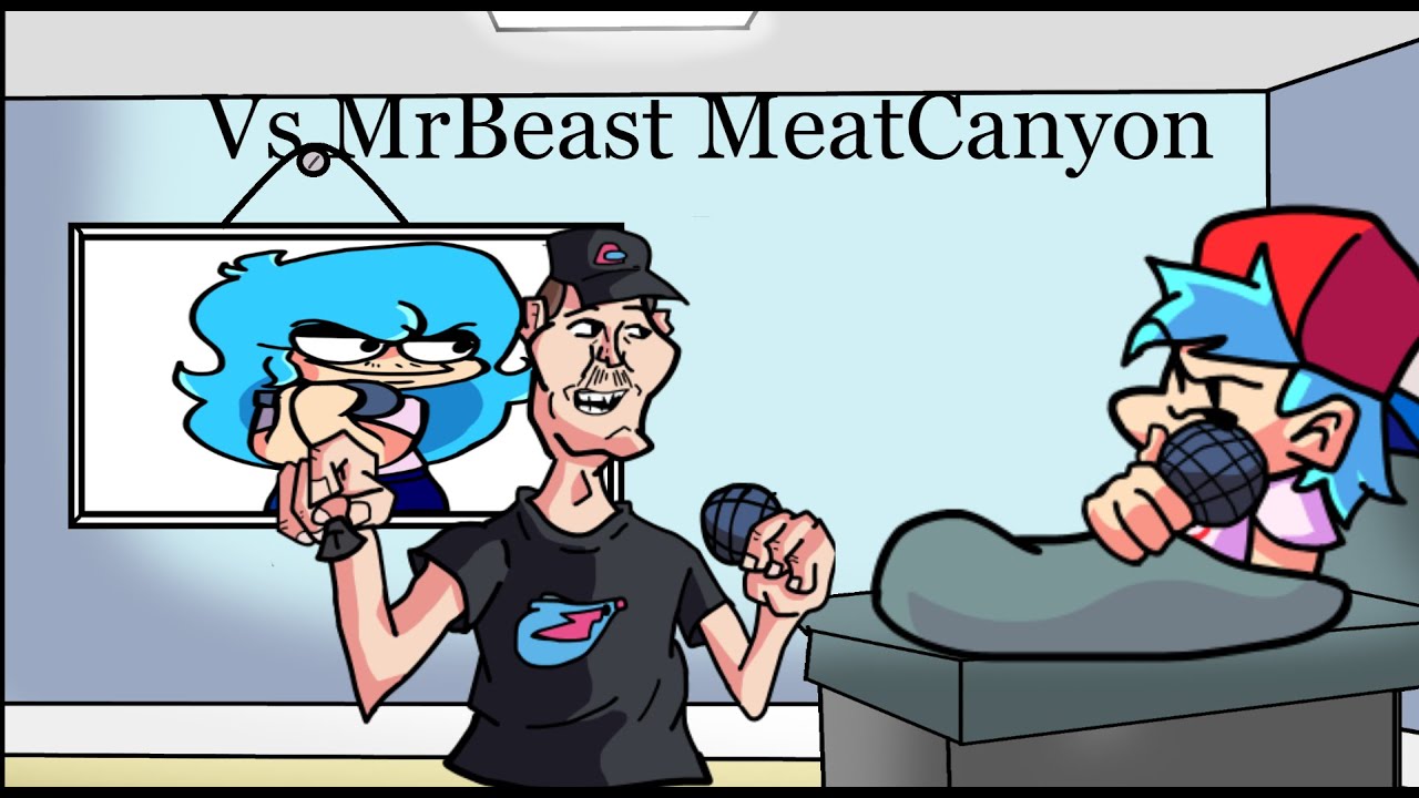Vs Meat Canyon MrBeast Canyon High Effort Remake Friday Night Funkin ...