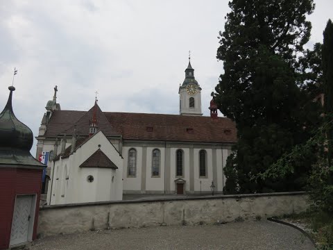 Hitzkirch LU, Pfarrkirche St. Pankratius, Vollgeläute mit Gl. 9 - YouTube