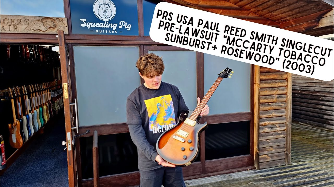 PRS USA Paul Reed Smith Singlecut Pre-Lawsuit "McCarty Tobacco ...