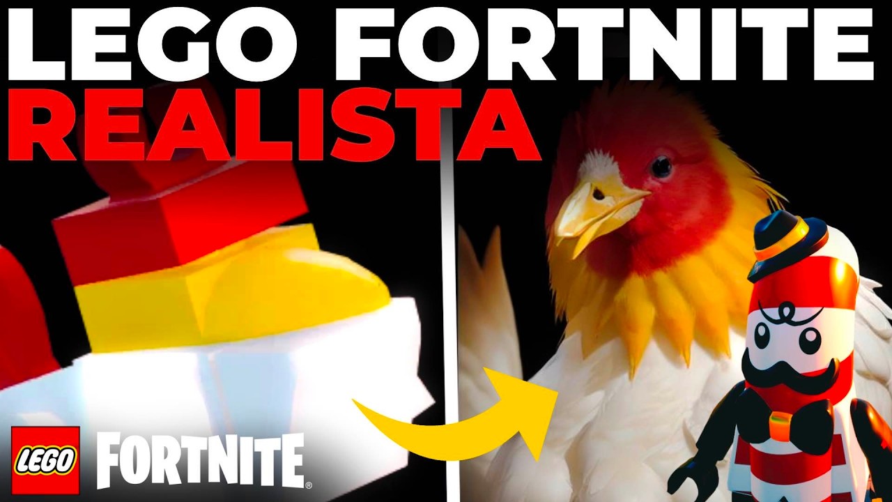 LEGO Fortnite pero TODO es real 🤯 - YouTube