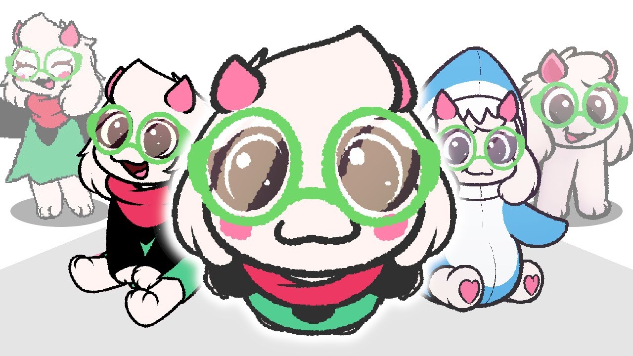These CUTE Ralsei Deltarune Images with Castle Town Funk Music - YouTube