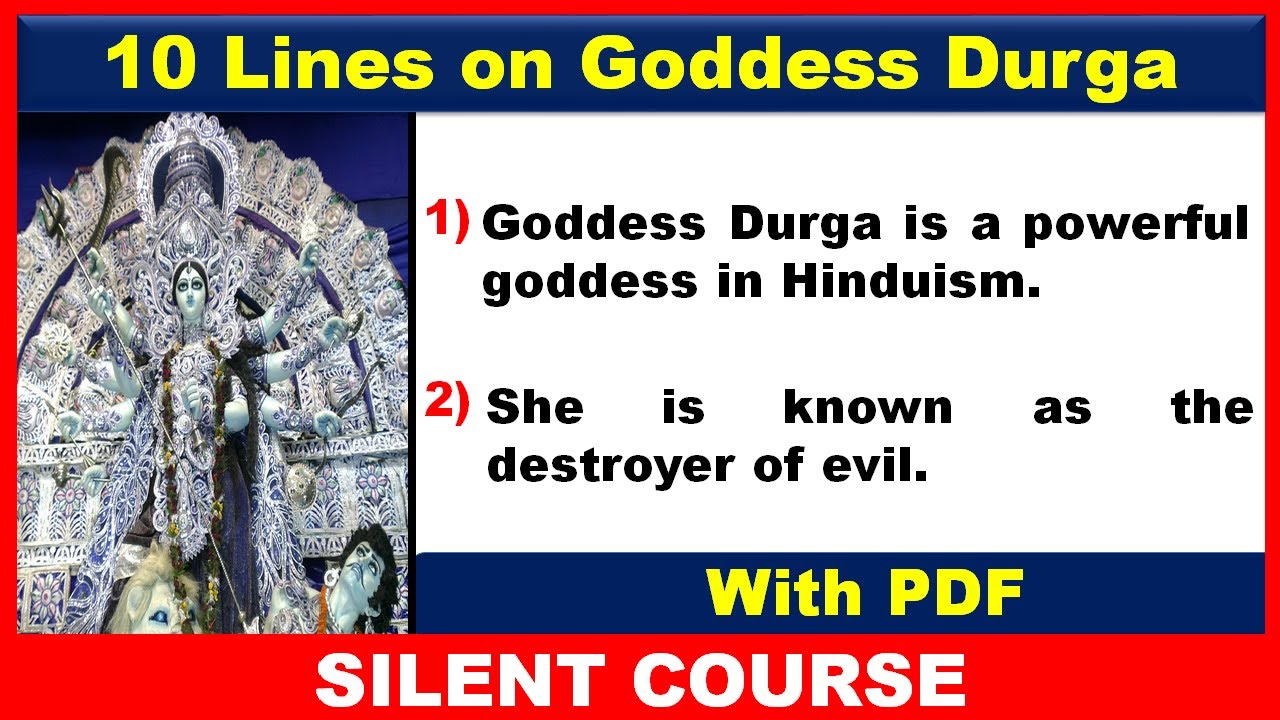 10 Lines on Goddess Durga | 10 Lines on Maa Durga In English | About ...