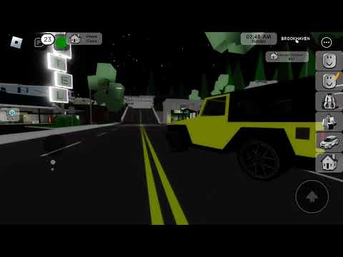 Brookhaven Roblox night time joyride - YouTube