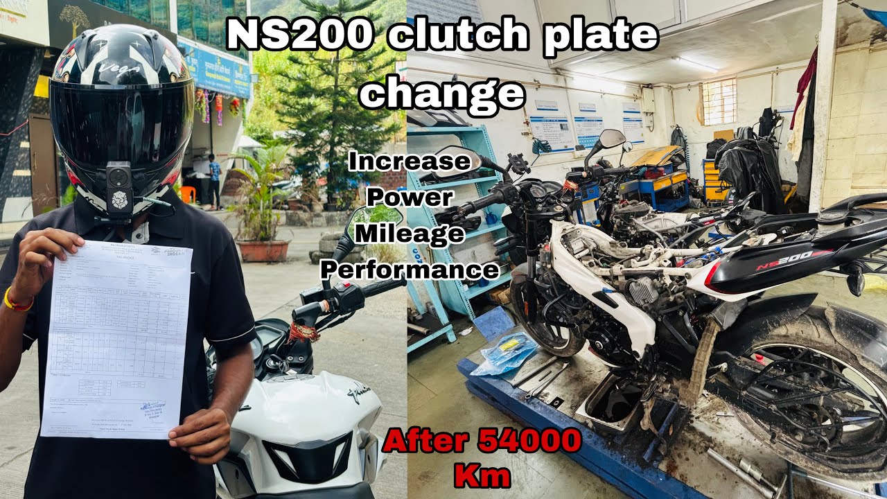 Ns200 clutch plate change after 54000 KM - YouTube