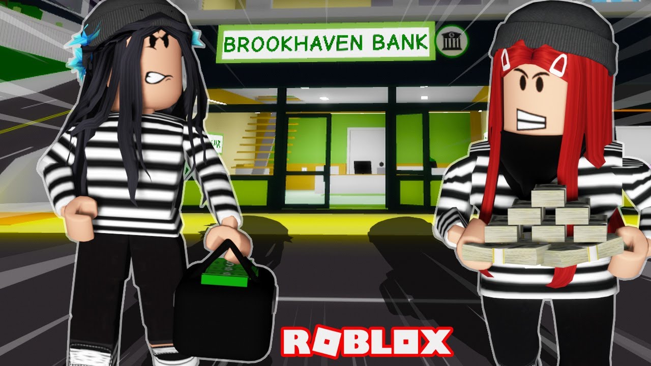 We Rob The Brookhaven Bank! Roblox - YouTube