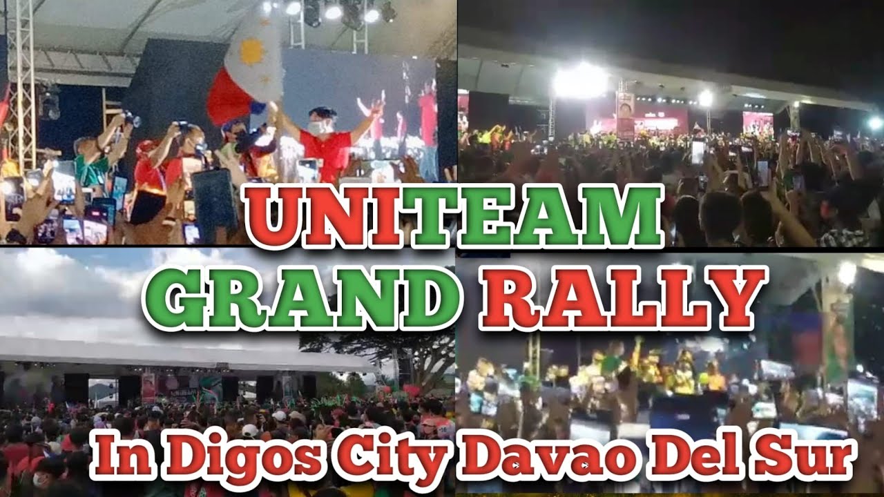 UniTeam Grand Rally in Digos City Davao Del Sur (3/30/22) - YouTube