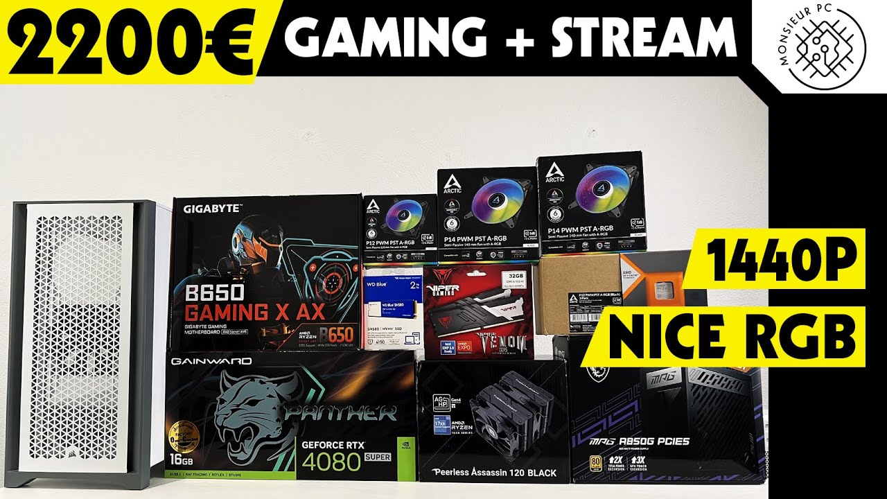 [Montage PC 2200€] Gaming + Streaming QHD 144Hz : simple et efficace ...