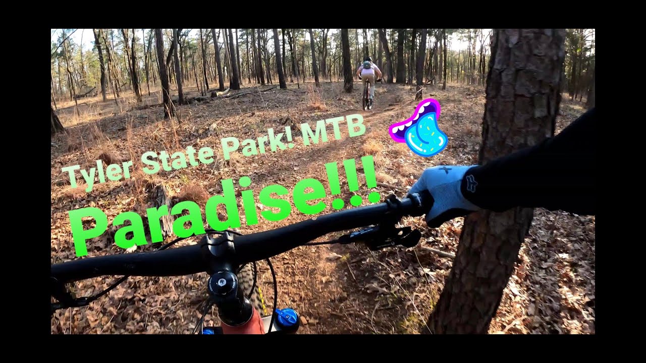 Tyler State Park - Mountain Biking Paradise and Kayaking - YouTube