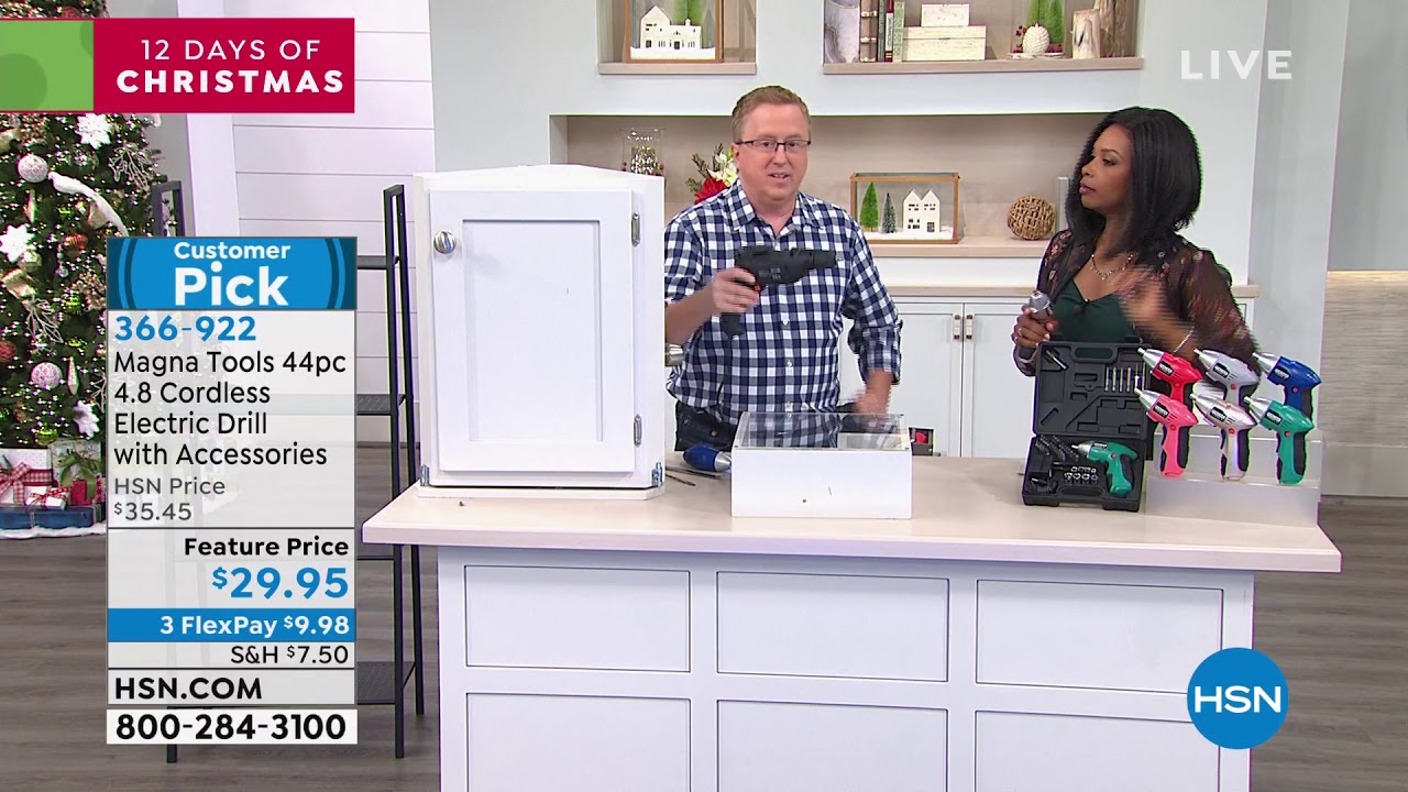 Magna Tools 44pc 4.8V Electric Drill with Accessories - YouTube