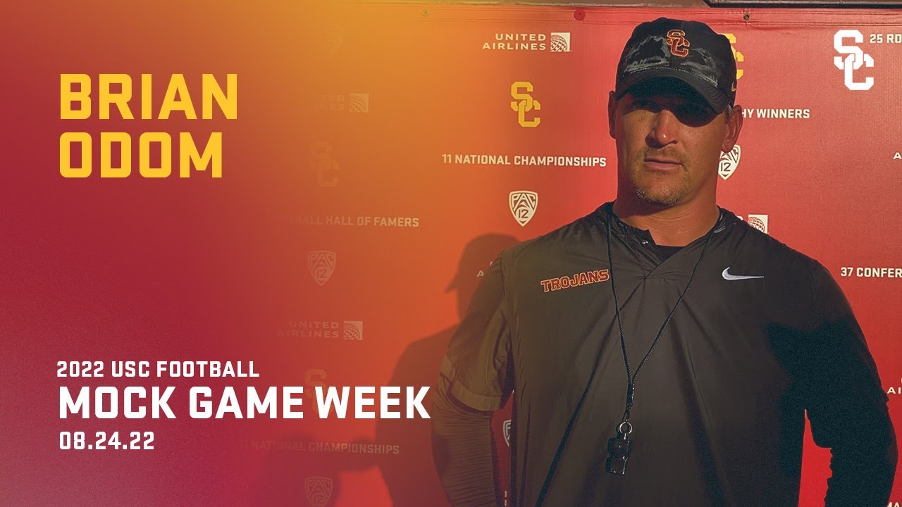 ILB coach Brian Odom on players acclimating to USC, tackling ...