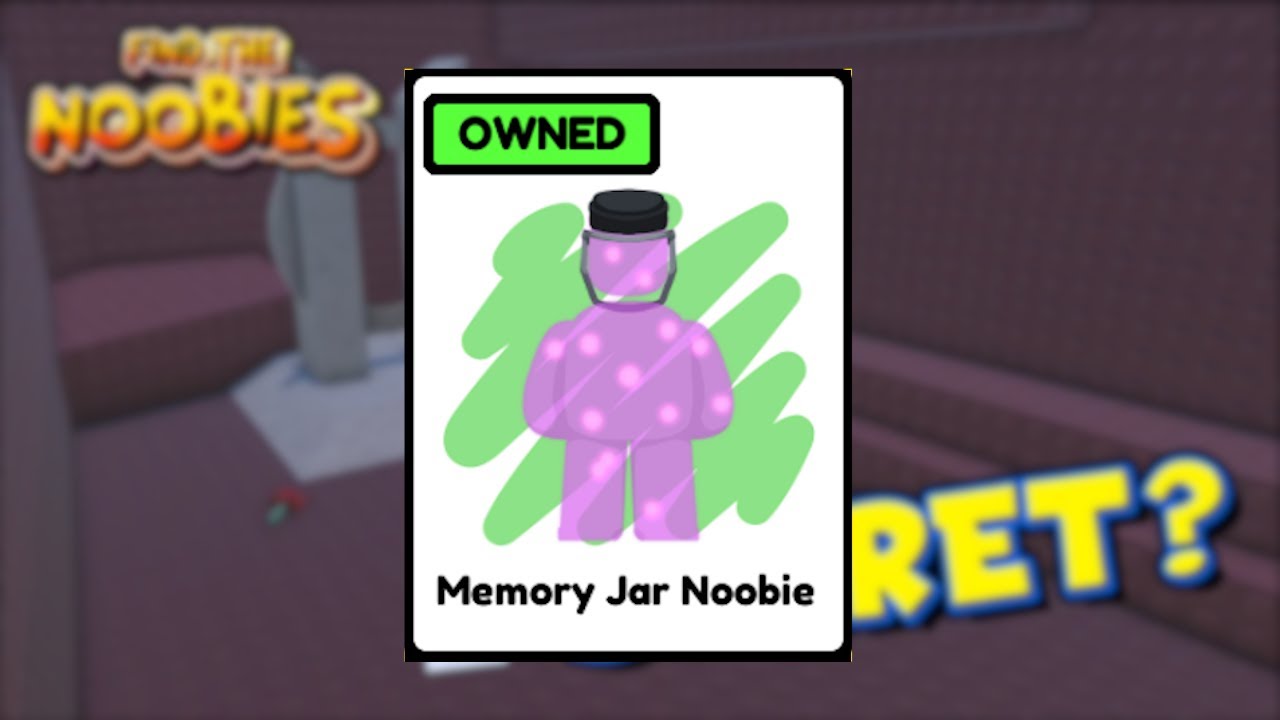 HOW to GET Memory Jar Noobie! - Roblox - Find the Noobies Morphs! - YouTube